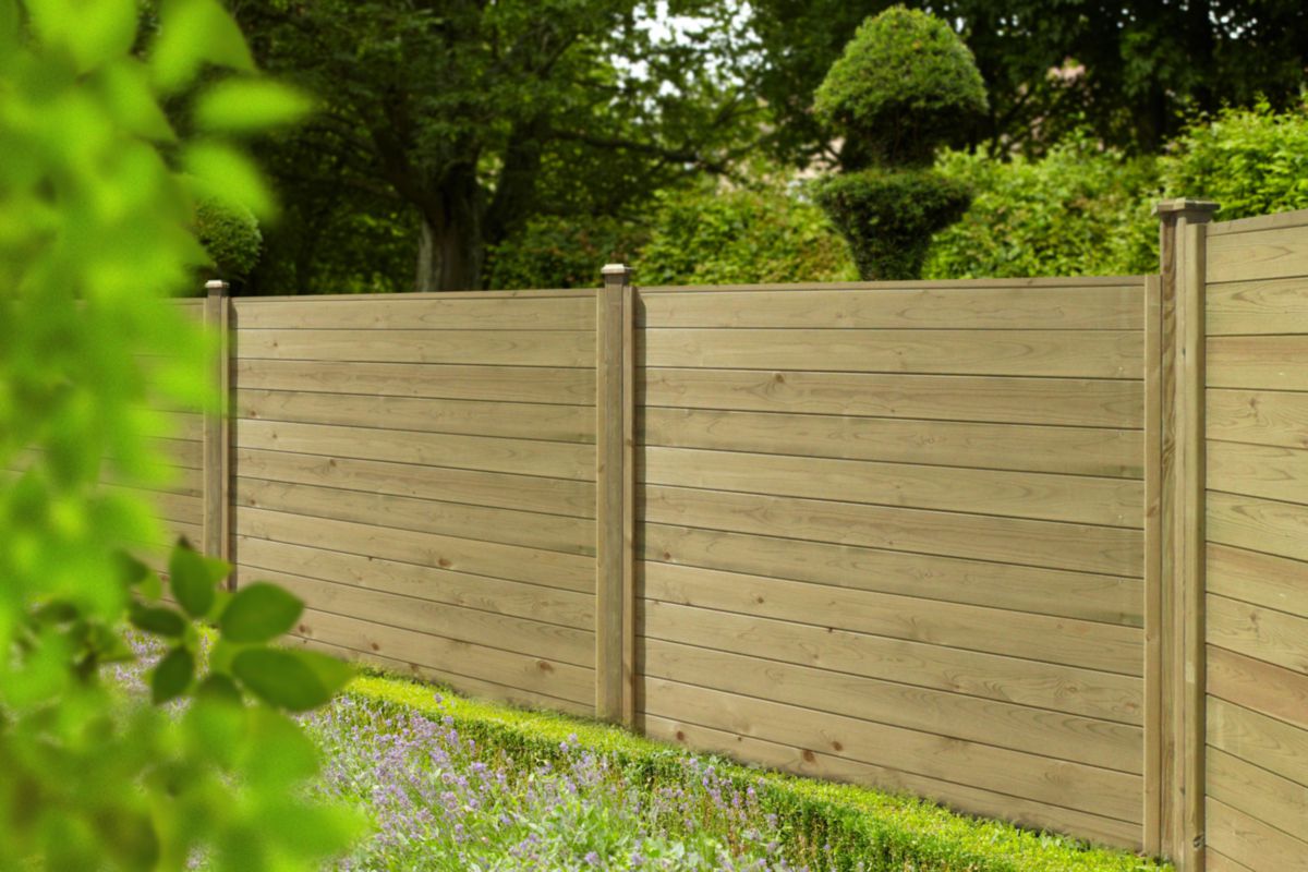 PROTAC - Lame de clôture droite sapin blanc du Nord - traité classe 3 ...