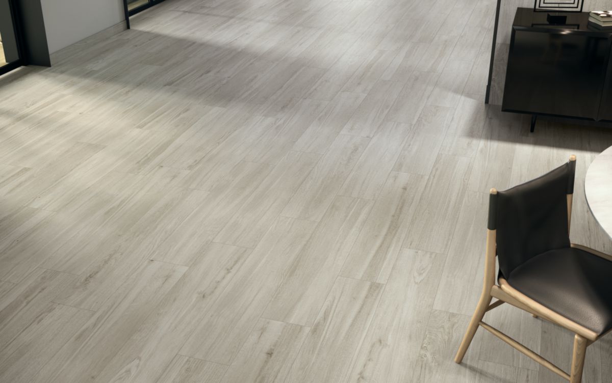 COLORKER - Carrelage de sol grès cérame émaillé Lakeview - bone mat ...