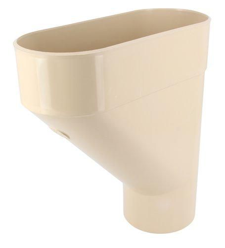 NICOLL - Jambonneau pour gouttière demi-ronde de 33 diamètre 100mm PVC ...