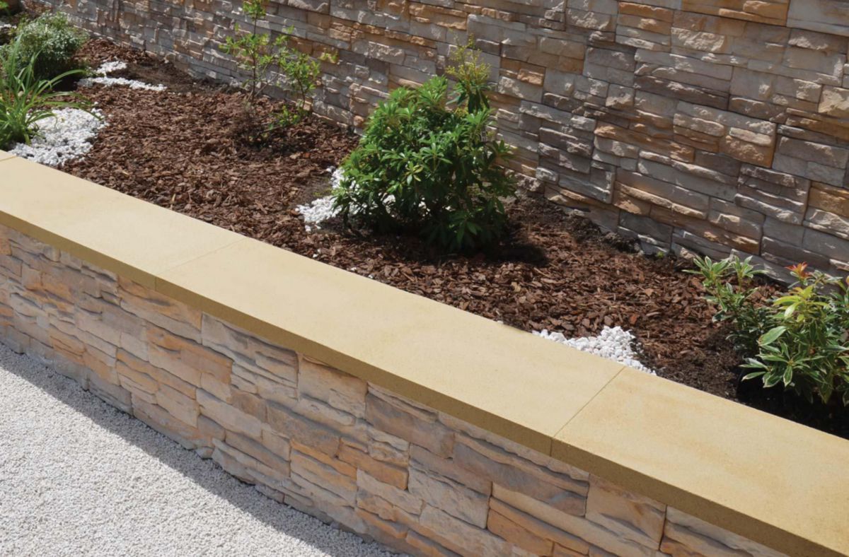 WESER - Chaperon de mur plat Optipose - ton pierre - 99x30x4 cm | POINT.P