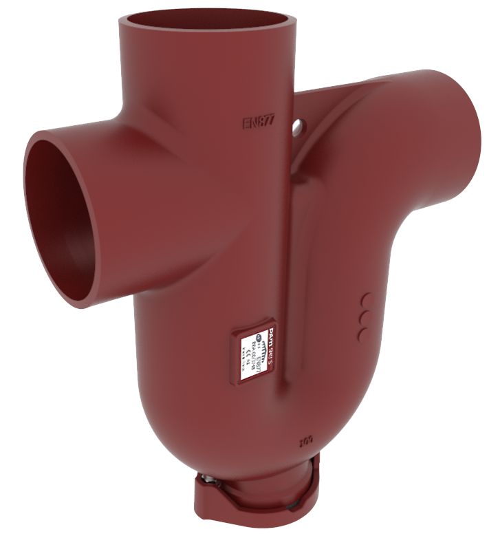 PAM - Siphon de parcours en fonte SMU S diamètre nominal 75mm Réf ...