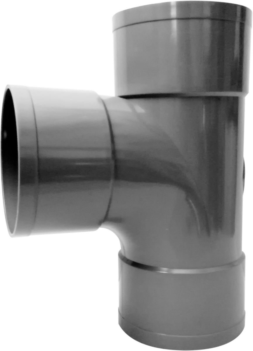 TUBERIAS Y PERFILES PLASTICOS - Culotte simple FF à 87° - PVC - Ø 100 ...