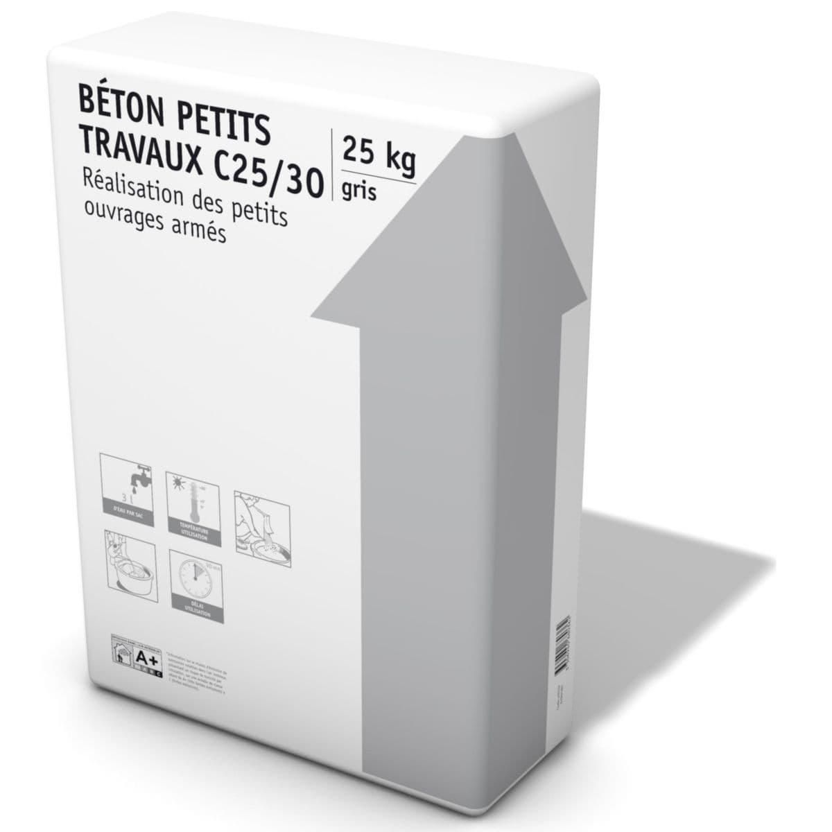 Béton C25/30 petits travaux sac de 25kg | Point.P