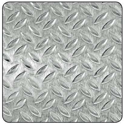 CQFD - Tôle décorative - aluminium brut motif grain de riz - 1000x500 ...