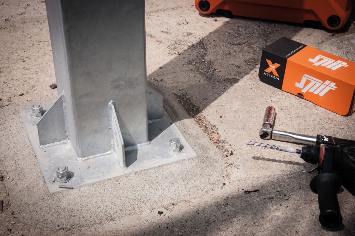 SPIT - Goujon d'ancrage pour béton fissuré, non fissuré et zones sismiques FIX Z XTREM D8x65/5 ...