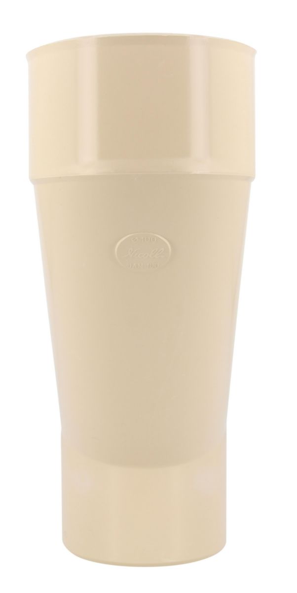 NICOLL - Jambonneau pour gouttière demi-ronde de 33 diamètre 100mm PVC ...