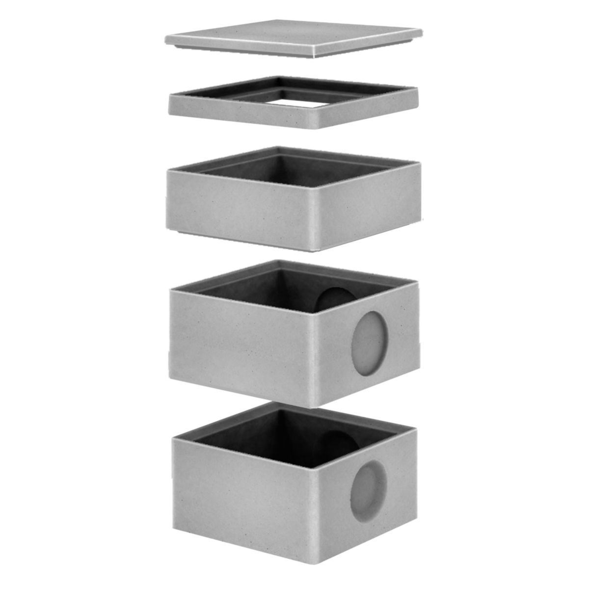 FRANCECOM - Regard béton 50x50cm hauteur 33cm REG50 | Point.P