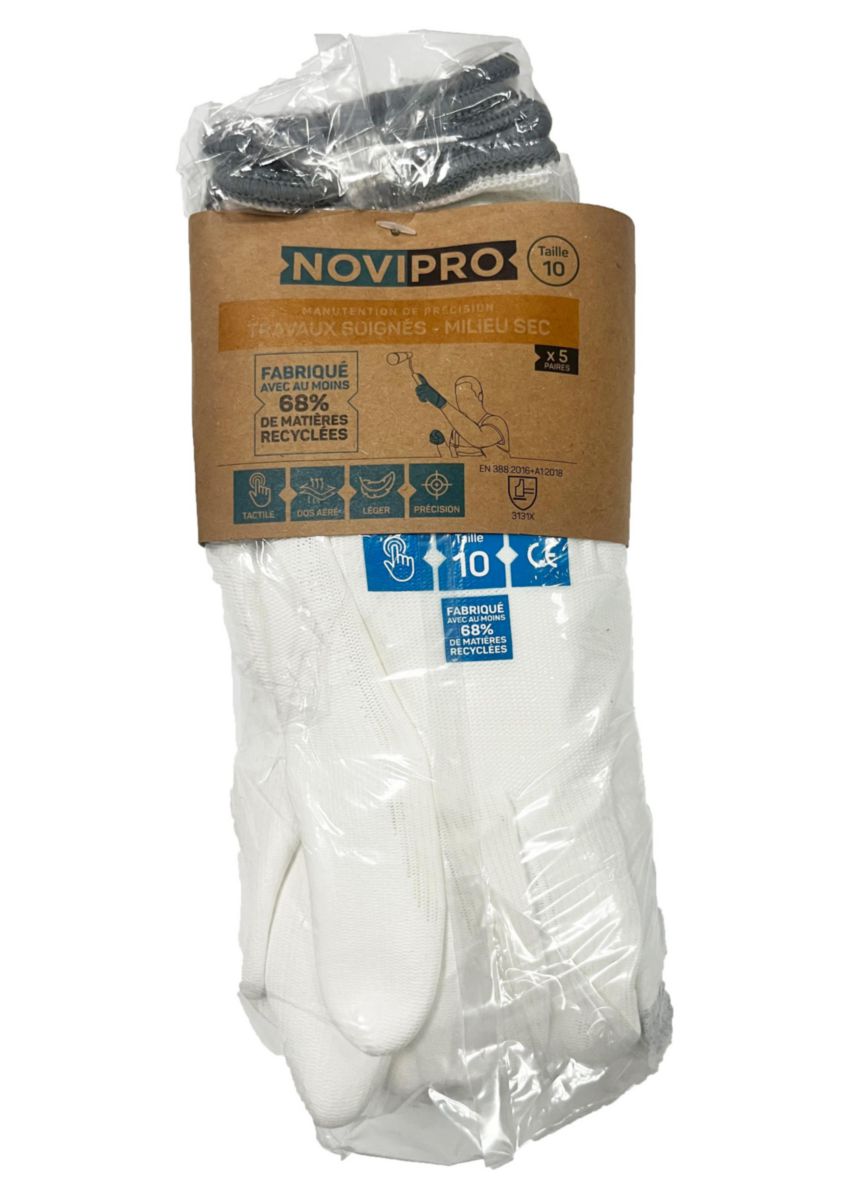 NOVIPRO - Lot 5 gant manutention de précision - milieu sec -travaux ...