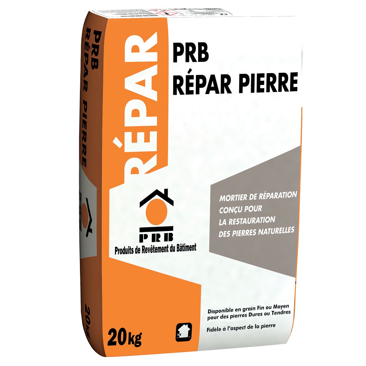 PRB - Mortier réparation REPAR PIERRE tendre fin saumur sac de 20 kg ...