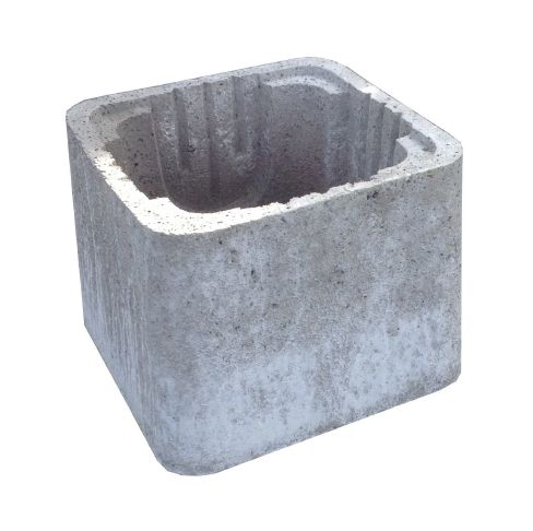 ALKERN - Boite de branchement béton bâtiment - Dimension extérieure 24x24 - dimension intérieure ...