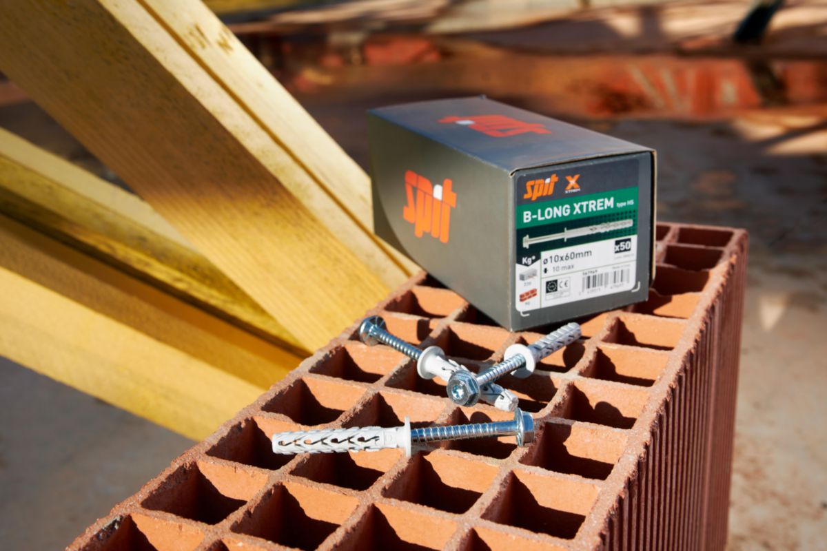 SPIT - Cheville légère Spit B-Long 10X100/50HS tète hexagonale réf ...