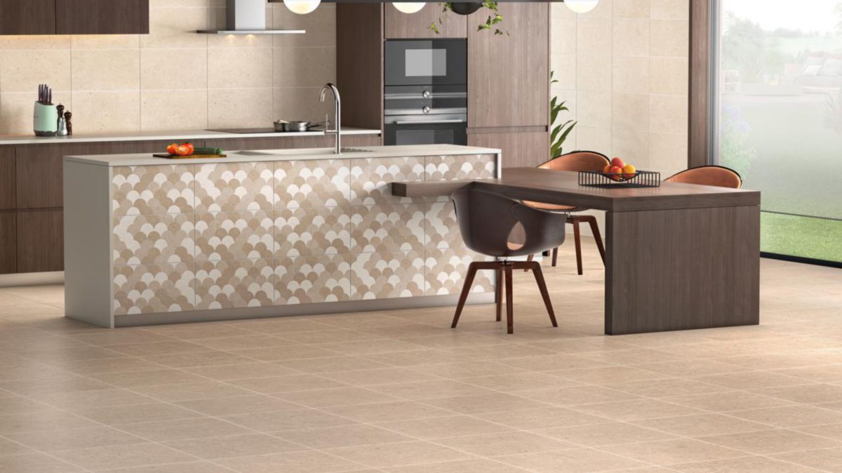 CEREV - Faïence Cerev Antica Scales Taupe 24,7 x 44,7 cm CV44274 | POINT.P