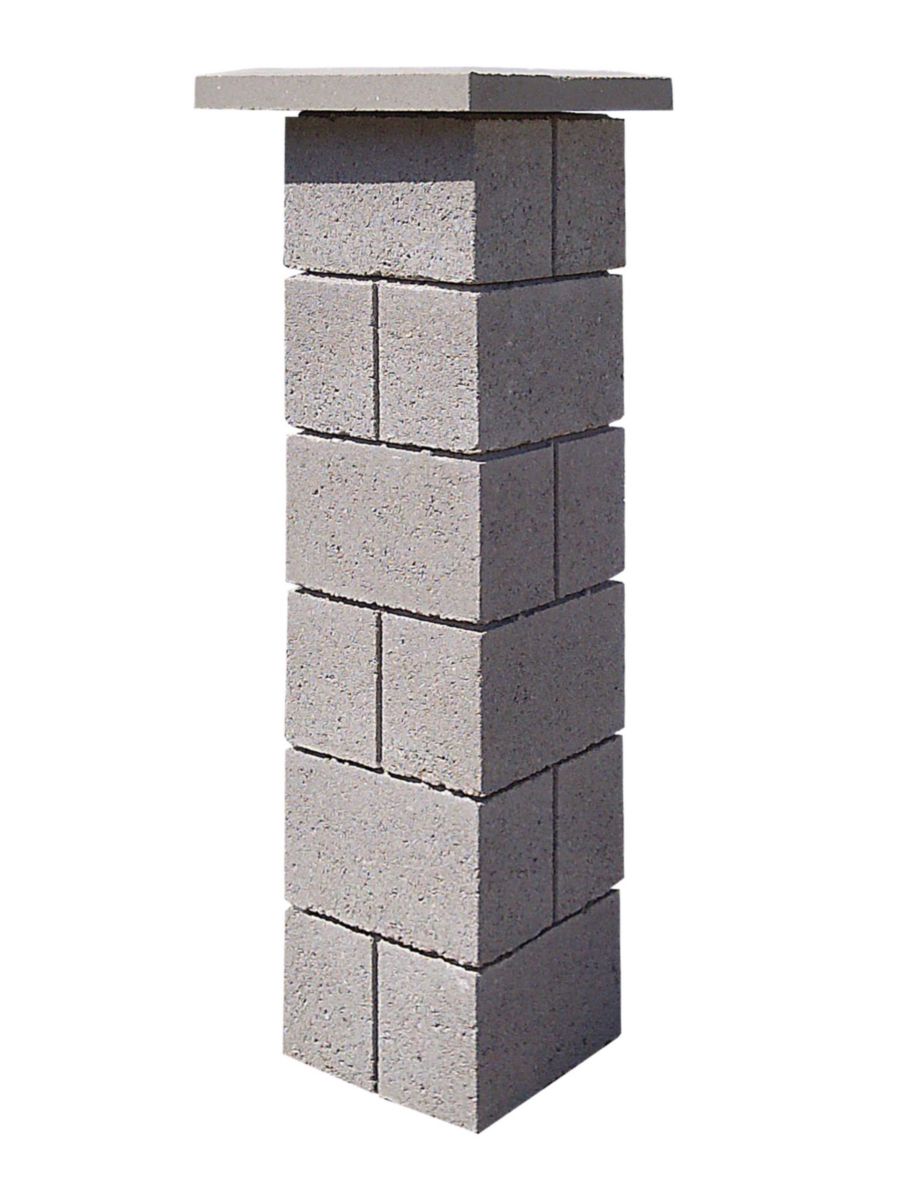 ALKERN - Pilier à enduire Evene gris 30x30x25 cm | POINT.P