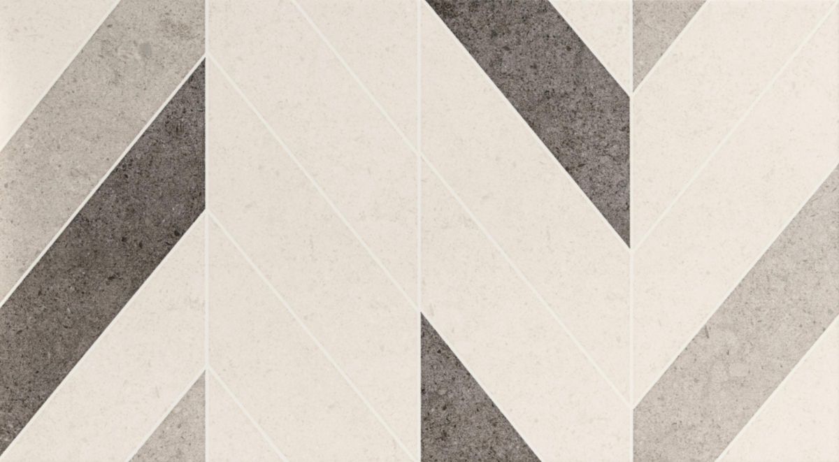CEREV - Faïence murale Antica - décor Geometric mat - 24,7x44,7 cm ...