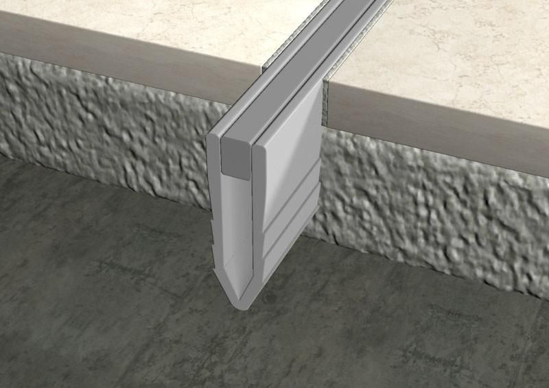 DURAL - Joint de rupture Duraflex pose scellée - PVC gris - H. 30 mm ...