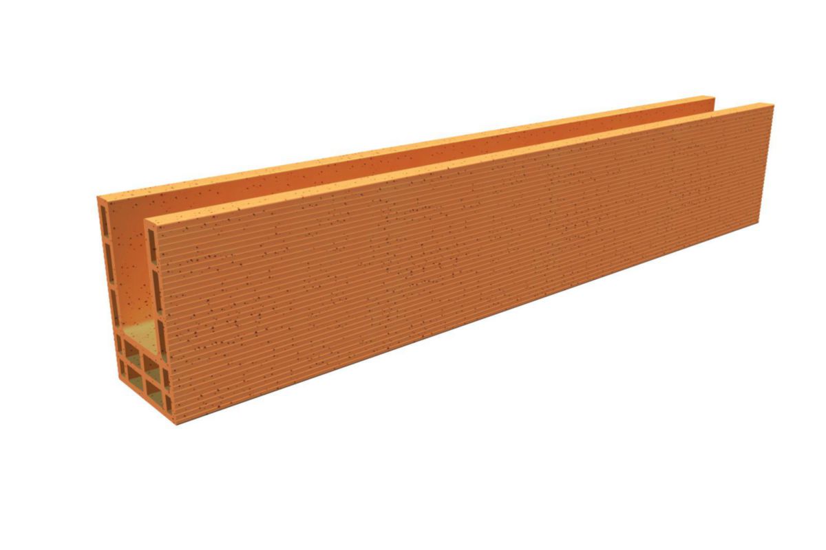 TERREAL - Maxi linteau ML520 - terre cuite - 200x20x30 cm | POINT.P