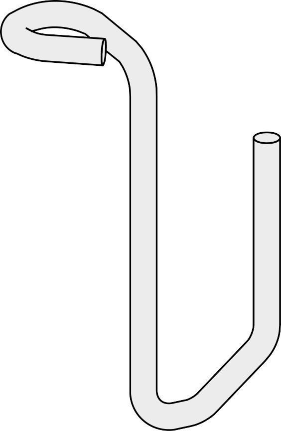 EUROCOUSTIC - Crochet universel CA 123 pour tige filetée Ø 6 mm ...