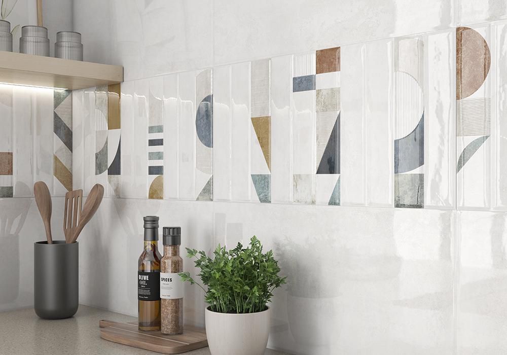 COLORKER - Faïence murale rectifiée Nuance - delicate white brillant ...