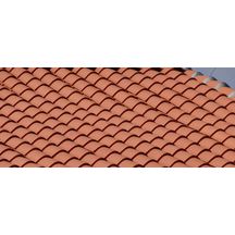 TUILERIE LAMBERT - Tuile terre cuite Canal 40 rouge naturel 400x175 mm ...