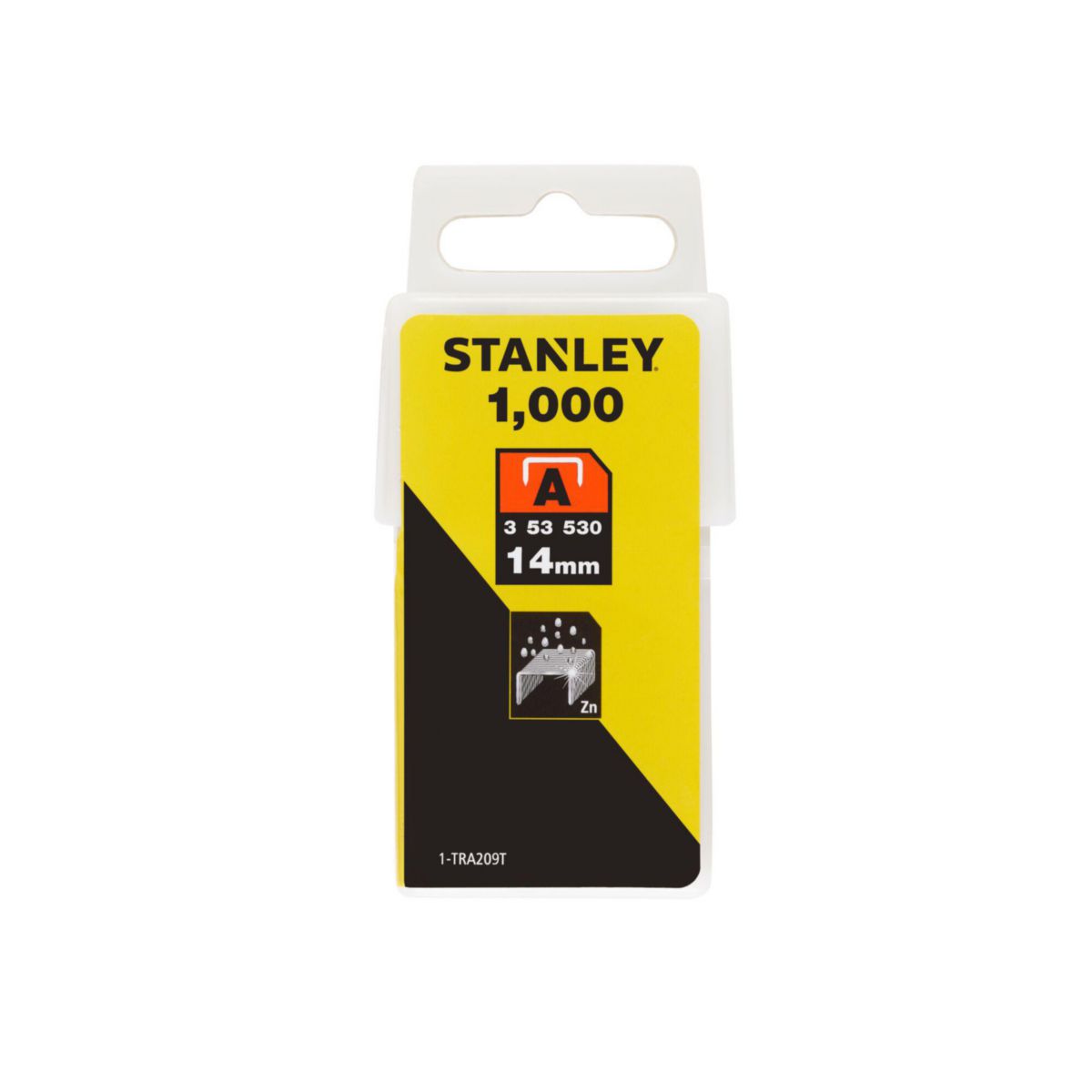 STANLEY - Agrafe 14mm type A 9/16 boîte de 1000 | POINT.P