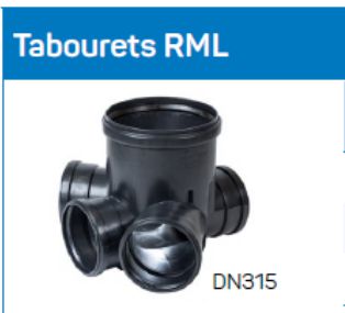 DYKA - Tabouret PVC PP 3E/1S lesté diamètre 315x160mm Réf.37794 | POINT.P