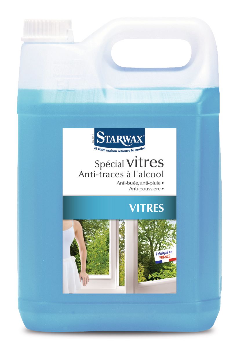 STARWAX - Nettoyant spécial vitres à l'alcool - bidon de 5 l | POINT.P