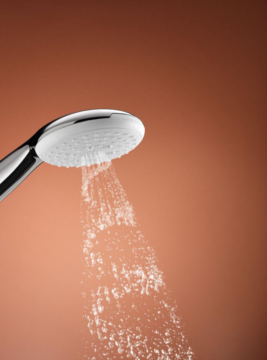 GROHE - Ensemble de douche 3 jets 8l avec barre 600 mm et tablette ...