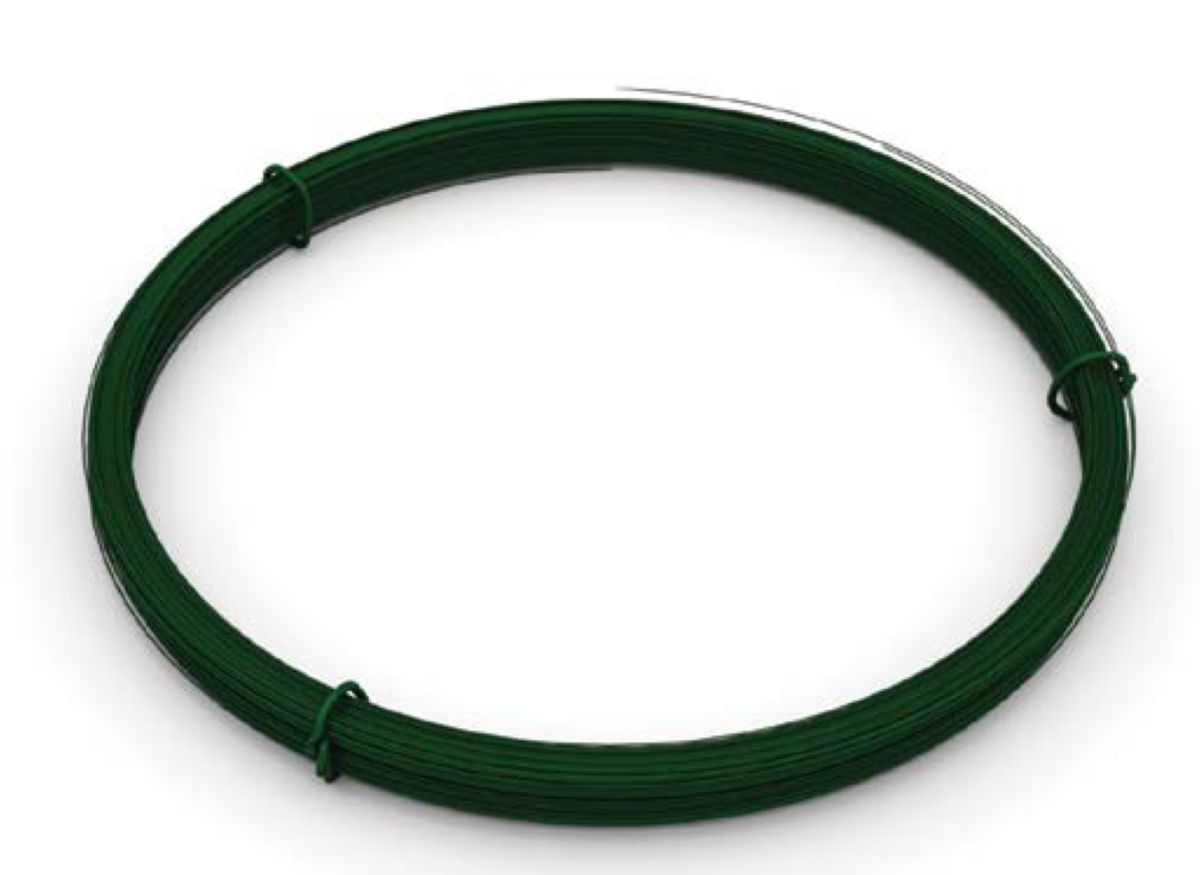 CLOTEX - Fil d'attache galvanisé - plastifié vert - Ø 1,6 mm - rouleau ...