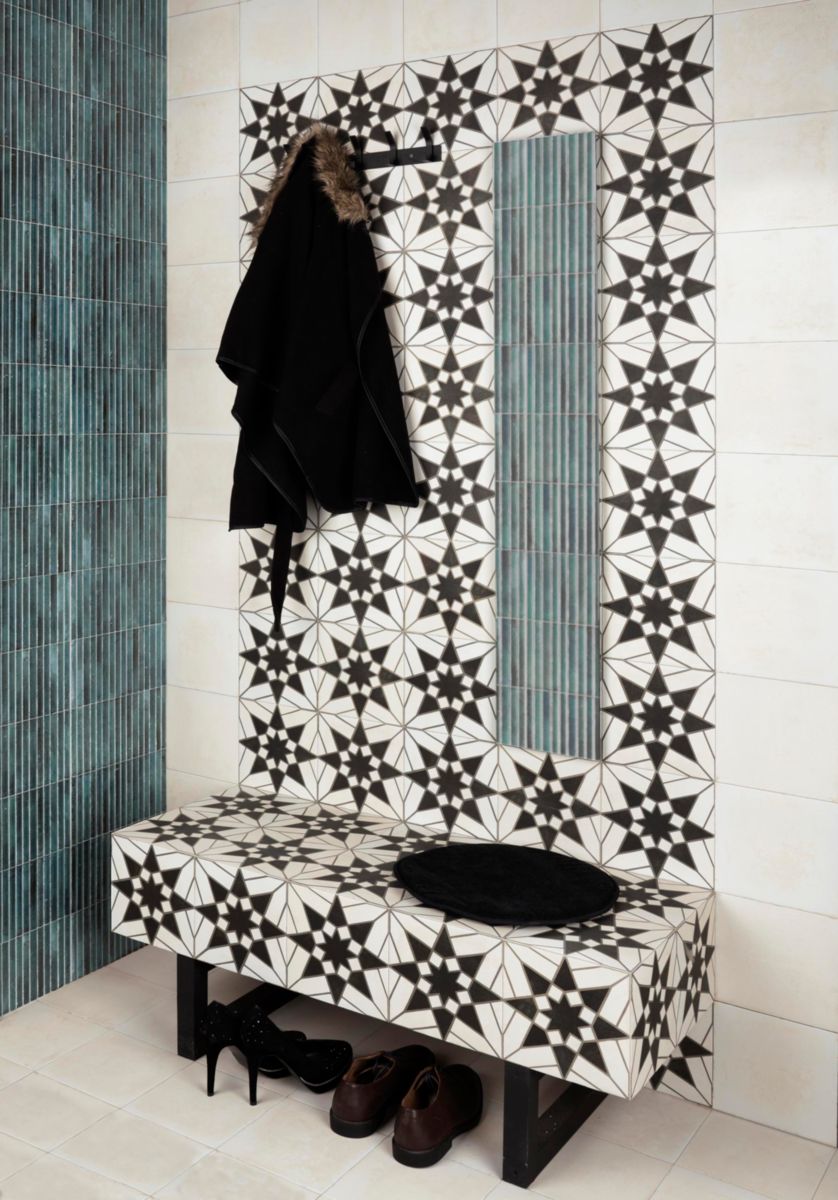 MAINZU - Faïence Mainzu Wynn Marine 15 x 30 cm PT03373 | POINT.P