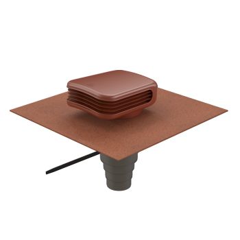 UBBINK - Terminal de ventilation Valetis universel 500x600mm rouge avec ...