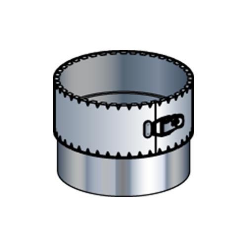 POUJOULAT - Raccord tubage flexible/conduit inox - Ø 150 mm | POINT.P