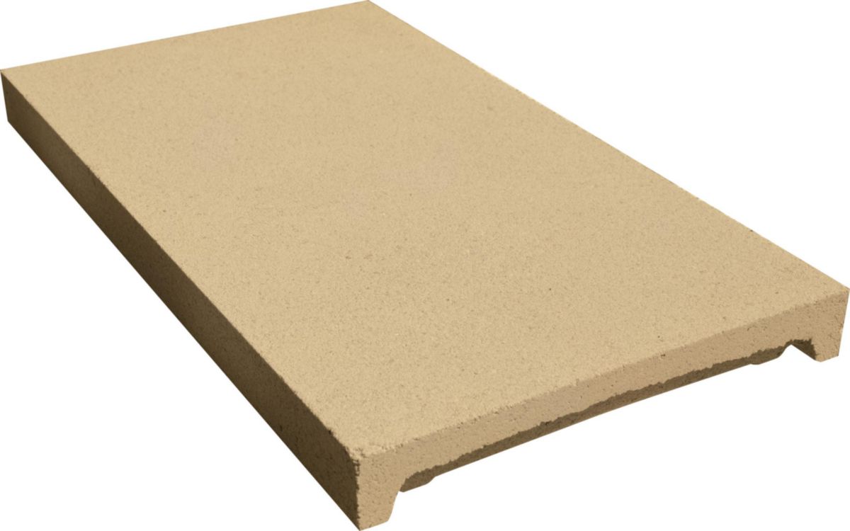 WESER - Chaperon de mur plat Optipose - ton pierre - 49x28x4 cm | POINT.P