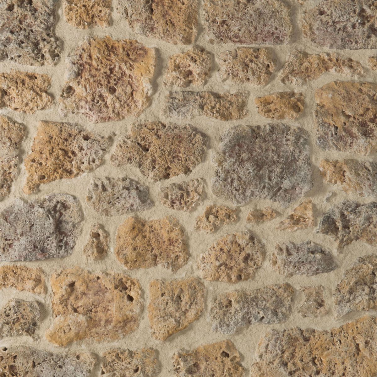 ORSOL - Parement mural extérieur pierre reconstituée Meulière - ép. ± 3 cm | POINT.P