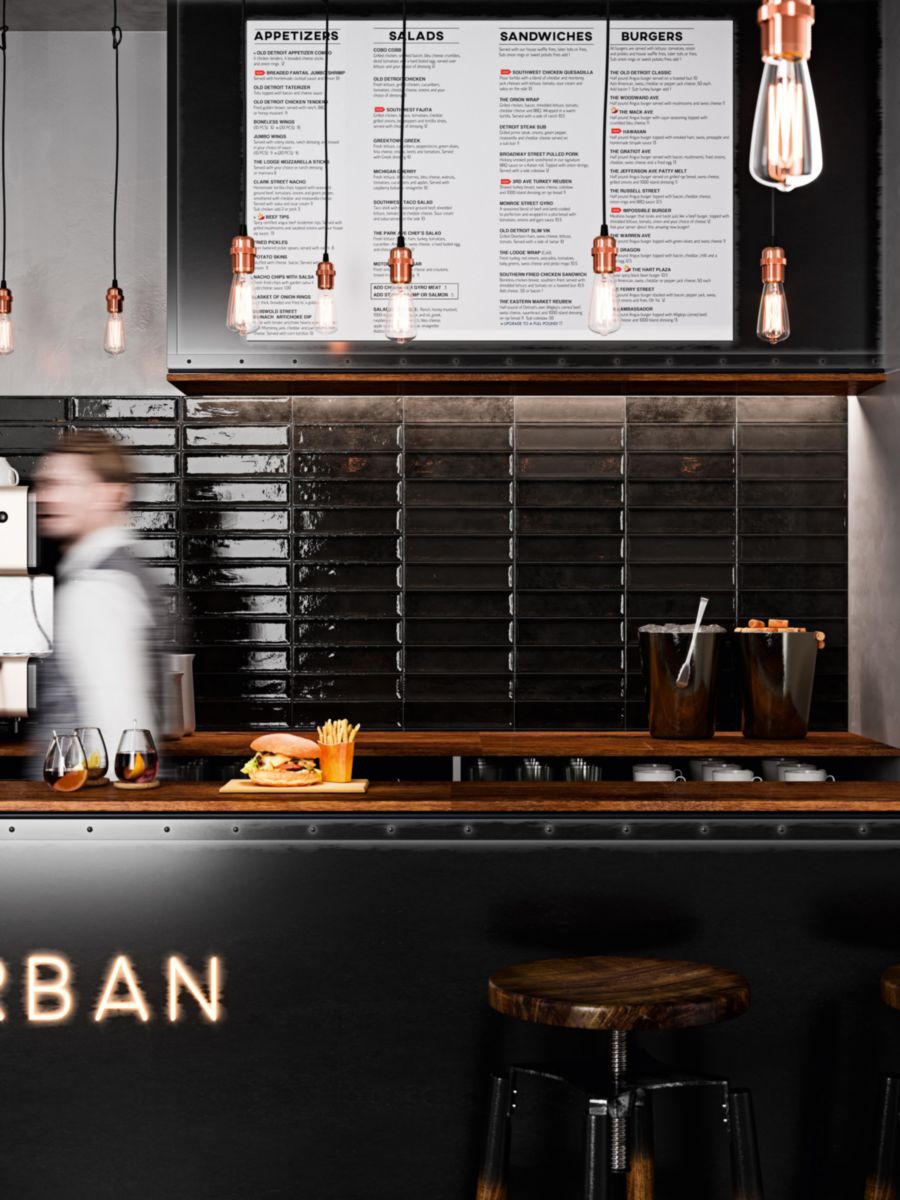 BARWOLF - Faïence murale Licata KE-20003 - nero - 7,5x30 cm | POINT.P