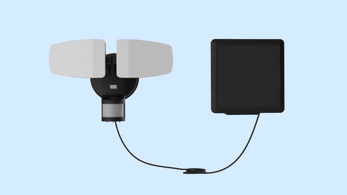 SYLVANIA - Applique murale extérieure solaire Gizmo Flood Réf. 0054045 | POINT.P