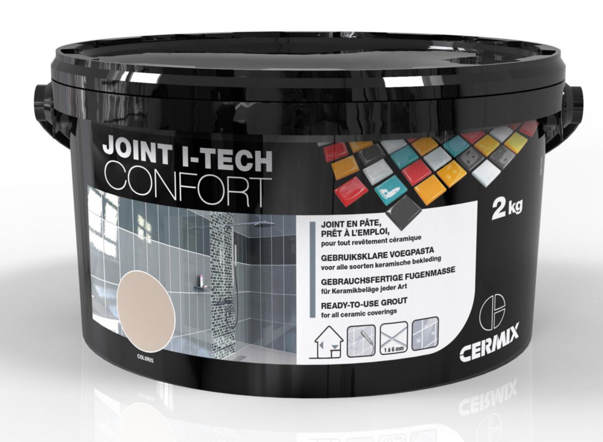 CERMIX - Joint de carrelage i-Tech Confort - gris alu - seau de 2 kg | POINT.P