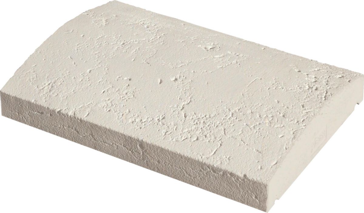WESER - Chaperon de mur Vieille Pierre arrondi - ton crème - 49x33x5/8 ...
