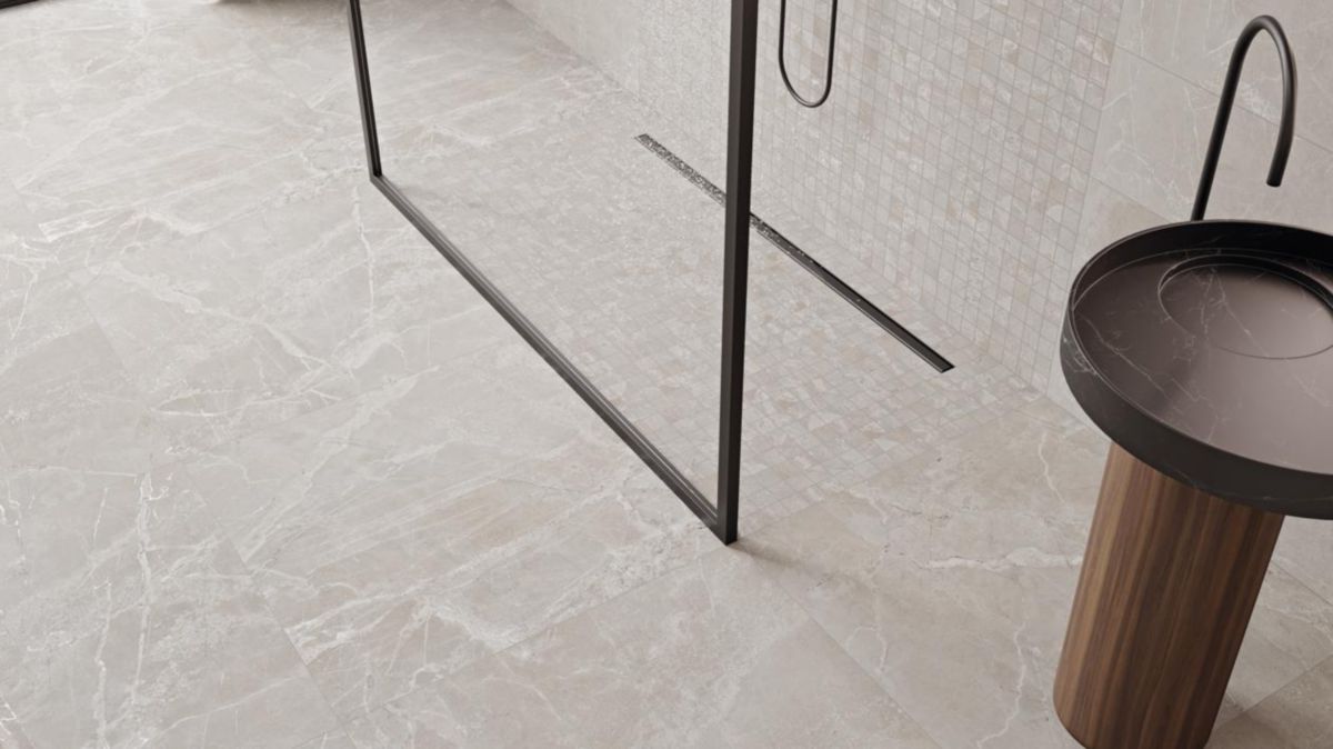 CEREV - Carrelage mural faïence Breccia Cerev - gold - 29,7x89 cm | POINT.P