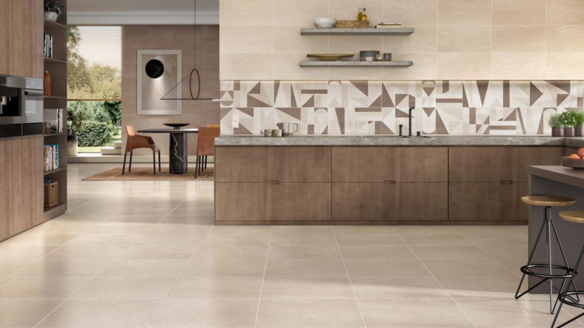 CEREV - Faïence Cerev Cloud Grey mat 29,7 x 89 cm CV89288 | POINT.P