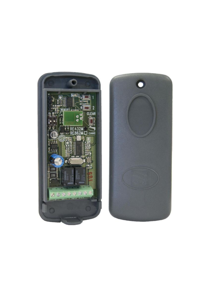 CAME - Récepteur bicanal universel pour l'extérieur IP54 RE432M - 433,92 MHz | POINT.P
