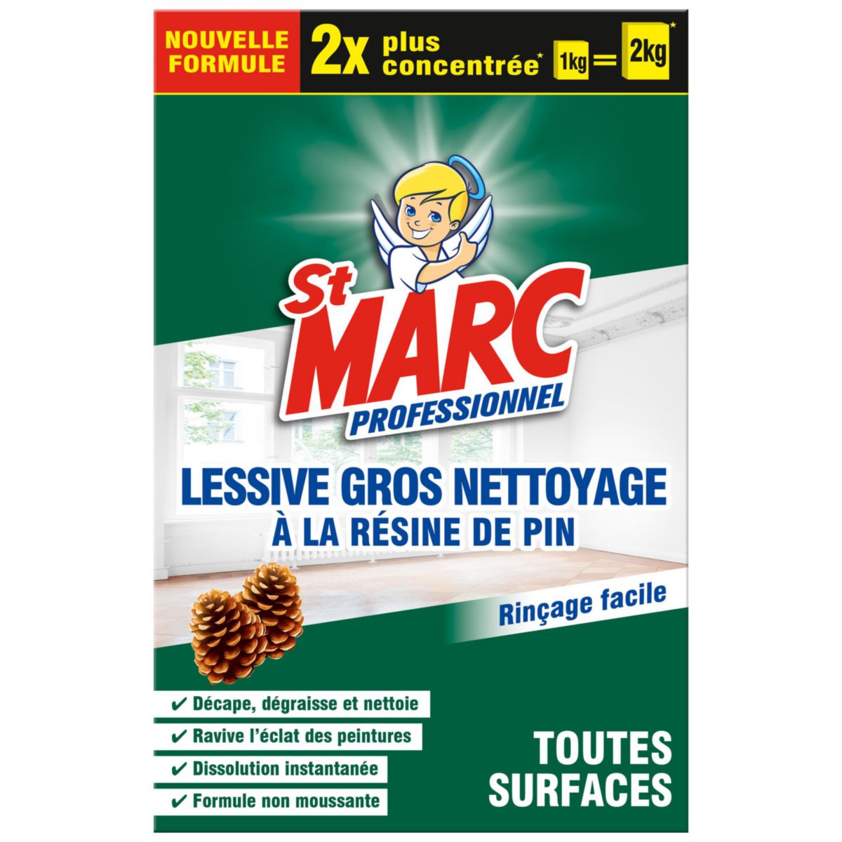ST MARC - Lessive St-Marc résine de pin 1kg Réf. 38100150 | Point.P