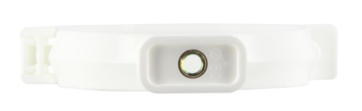 NICOLL - Collier à bride blanc pour descente diamètre 80mm Réf. UCORGTB | POINT.P