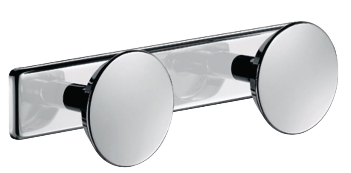 DELABIE - Porte-vêtement 2 têtes inox poli brillant : réf. 302 | Point.P