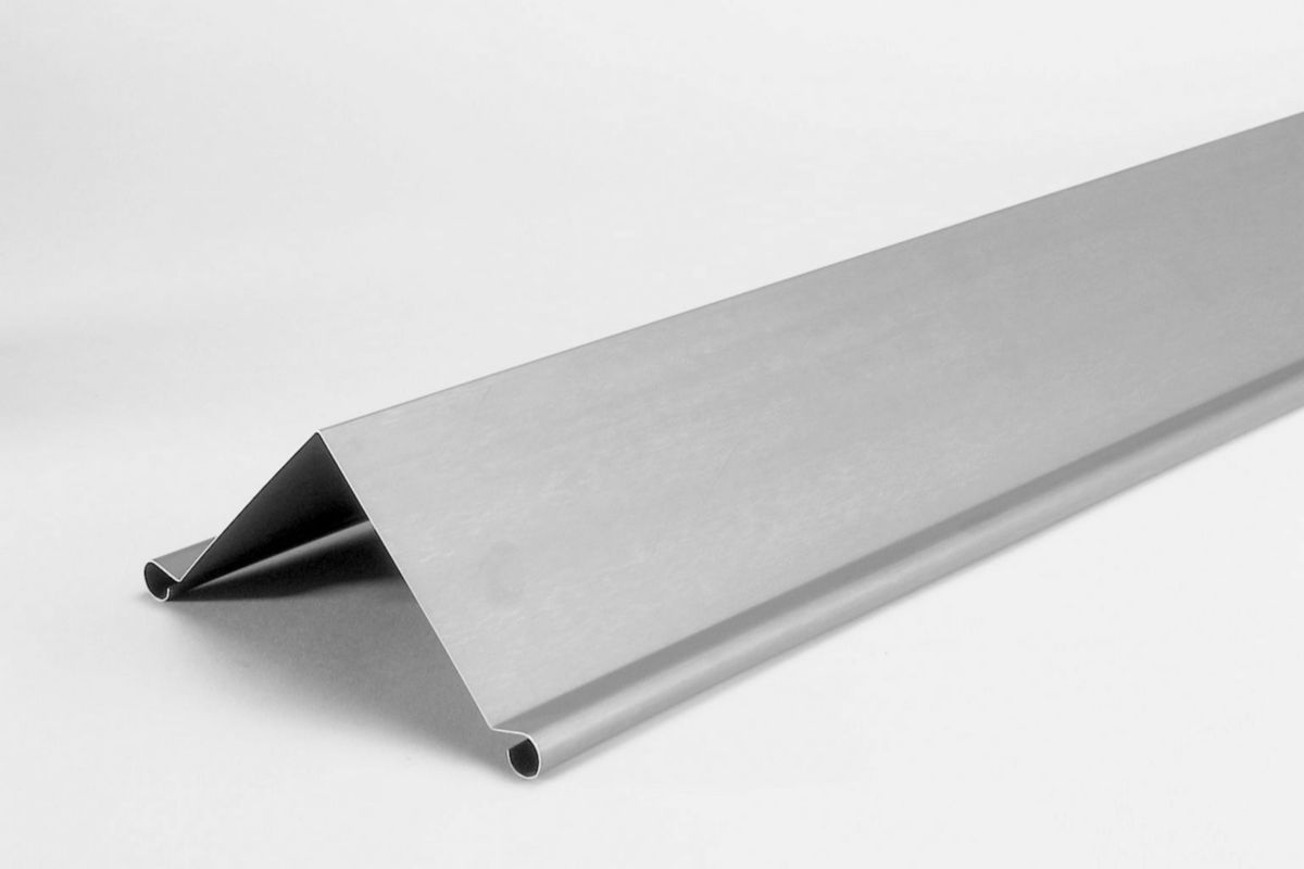 VMZINC - Faitage simple à ourlet de 14 zinc naturel 333x0,65mm longueur ...