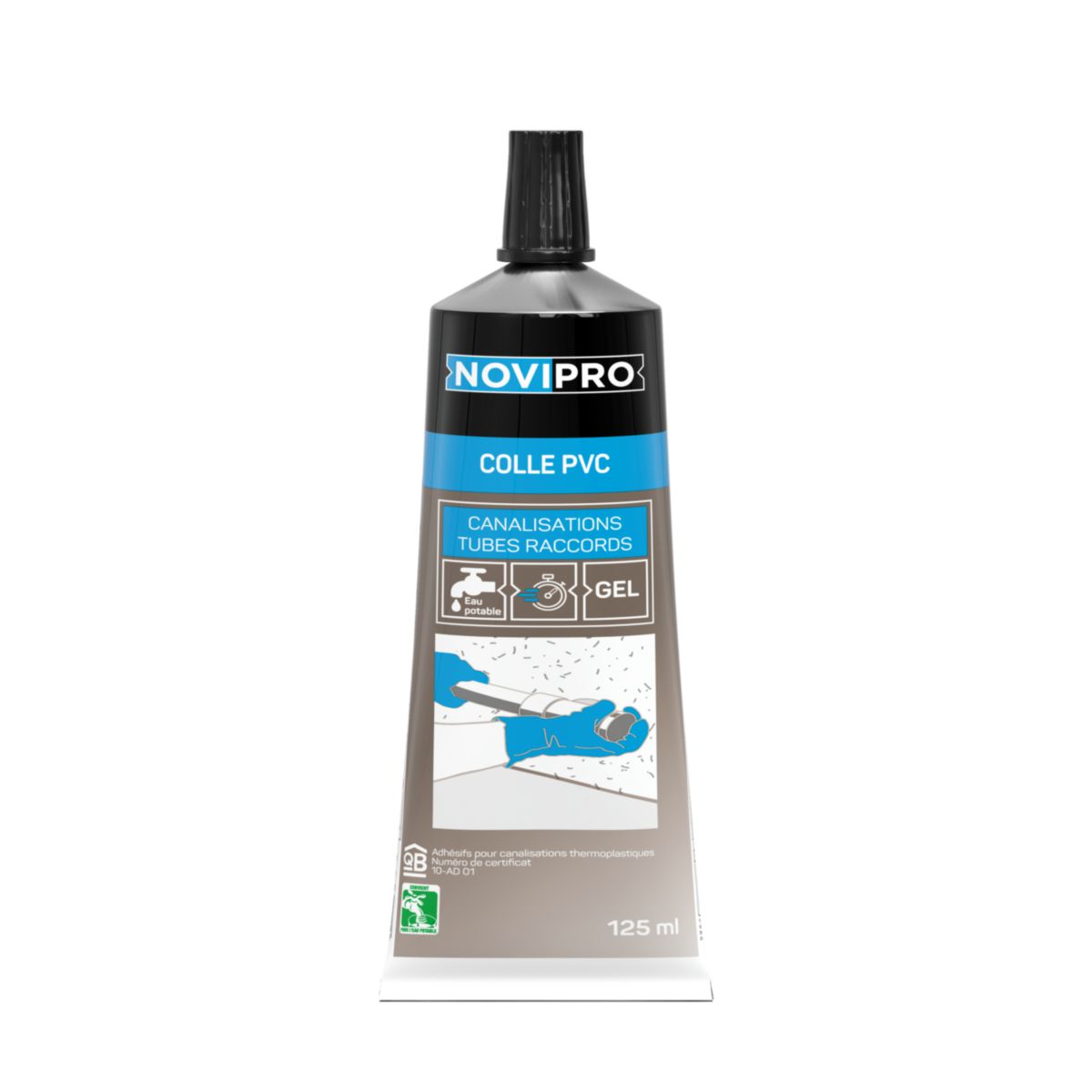 NOVIPRO - Colle PVC eau potable - qualité alimentaire - tube de 125 ml ...