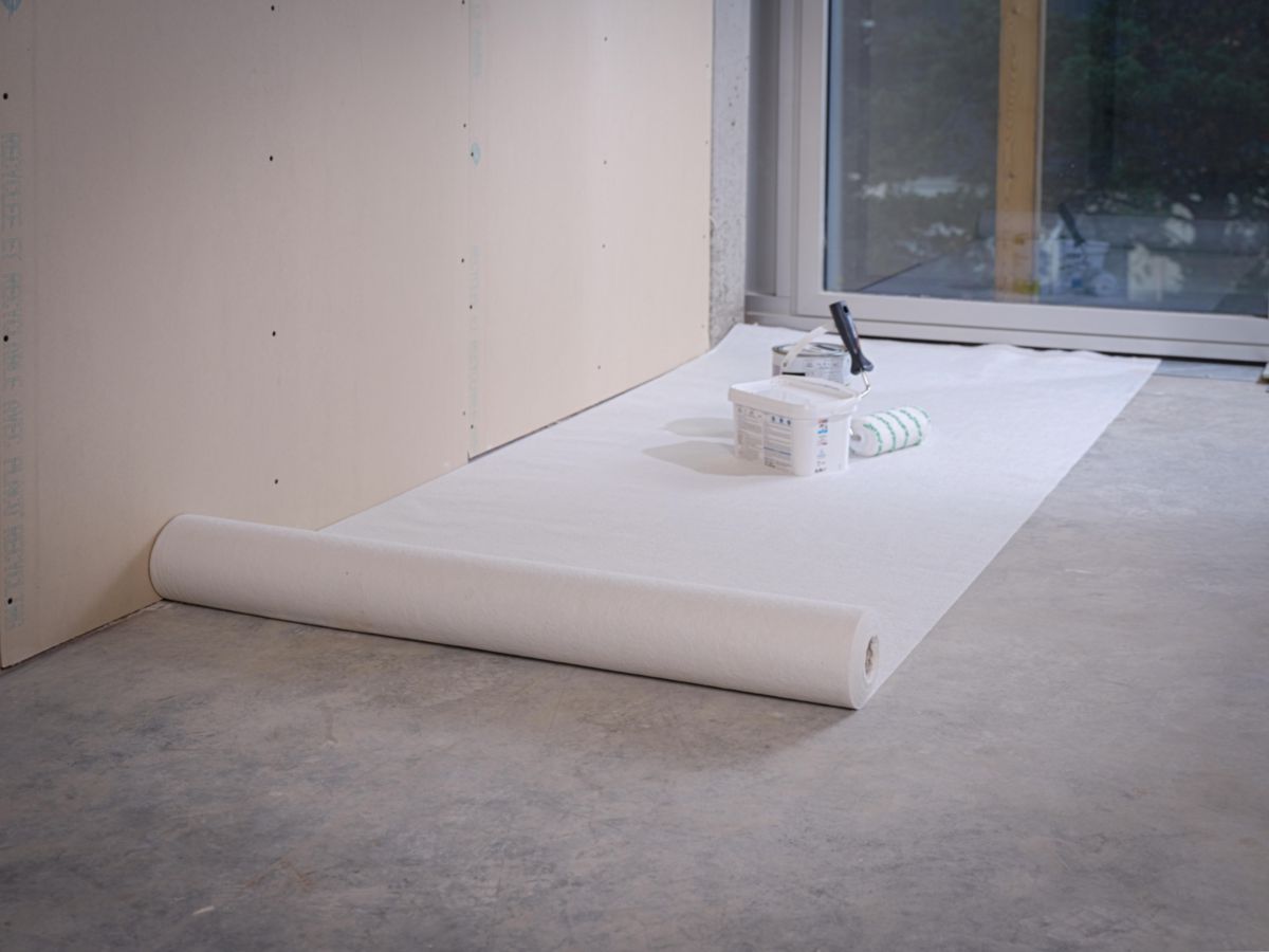 NOVIPRO - Bâche de protection de sol pour chantier - rouleau de 1x25 m