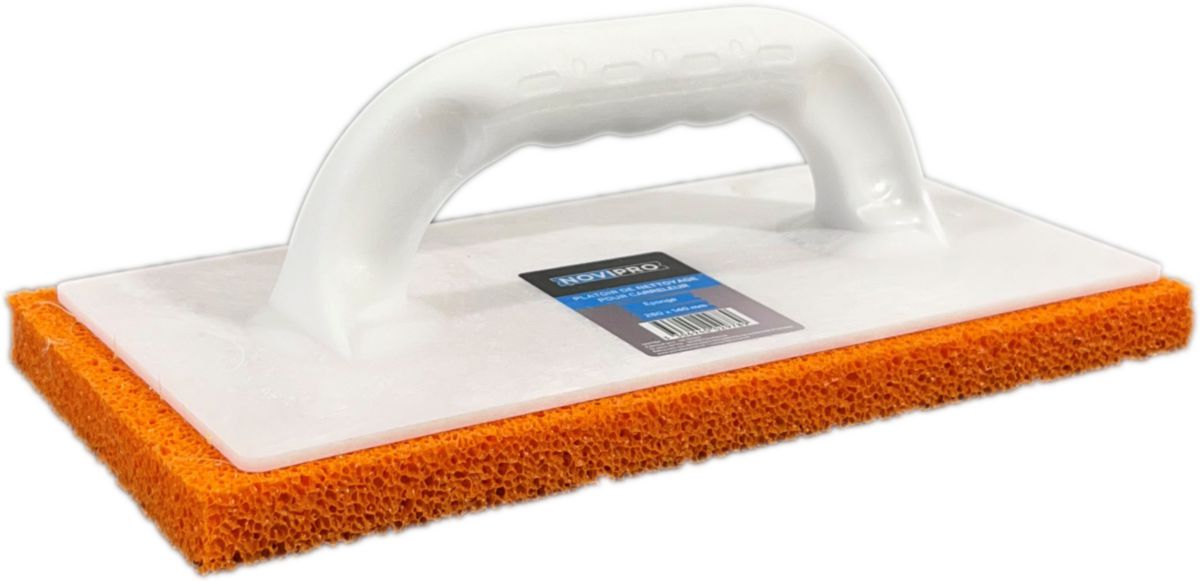 NOVIPRO - Frottoir plastique - mousse orange - 28x14 cm | POINT.P
