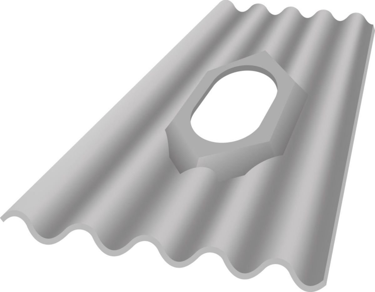 ETERNIT - Plaque losangée FR Naturel 5 ondes 1m52 TN teinte naturelle ...