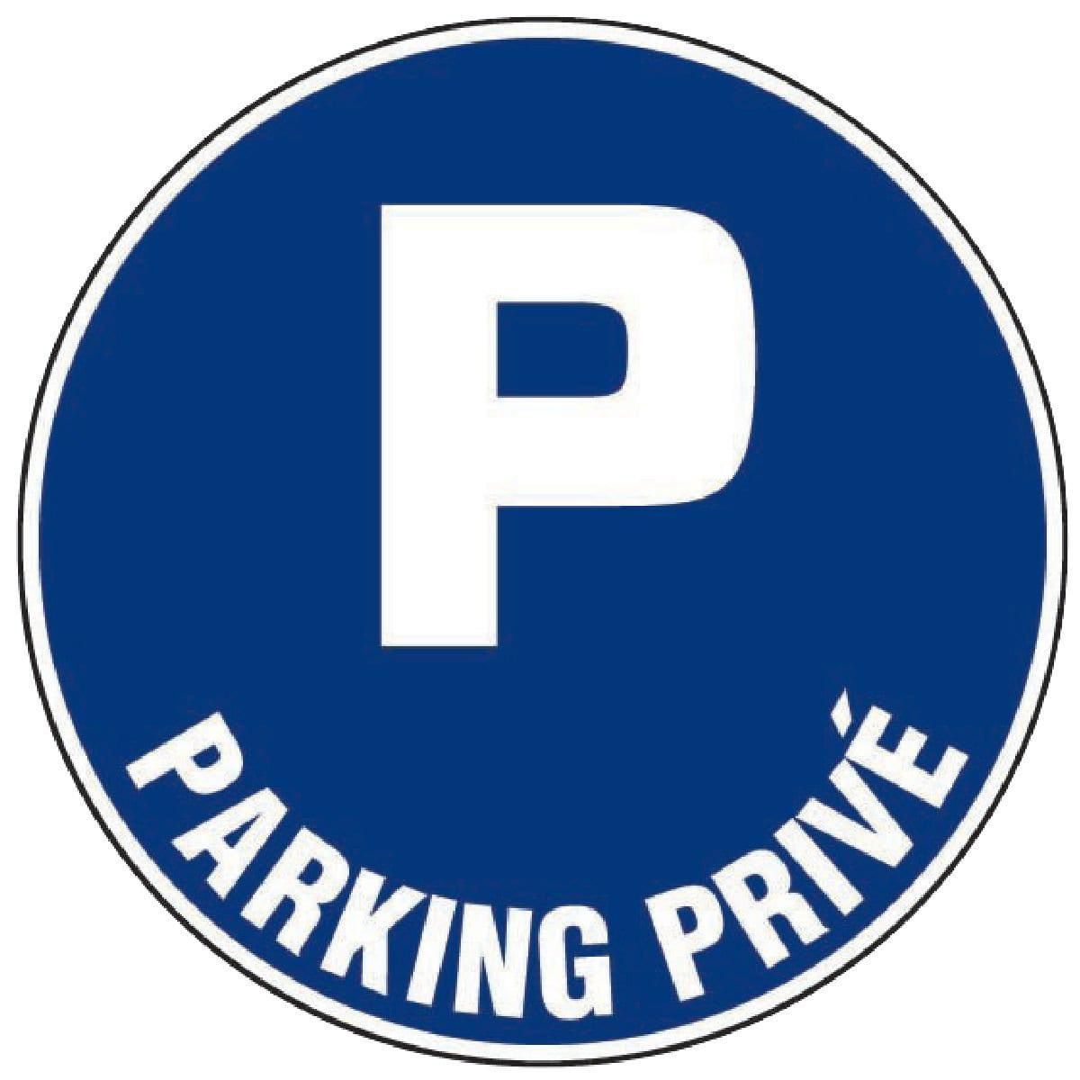 NOVAP - Disque de signalisation PS choc - Parking privé - Ø 300 mm ...