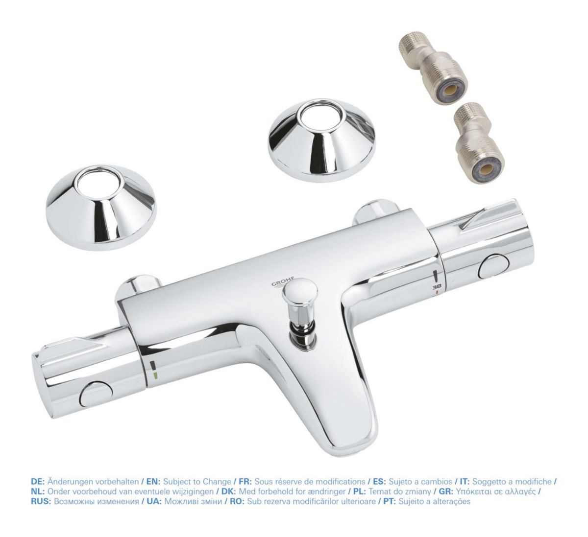 GROHE - Mitigeur thermostatique bain douche grohtherm 800 réf. 34569000 ...